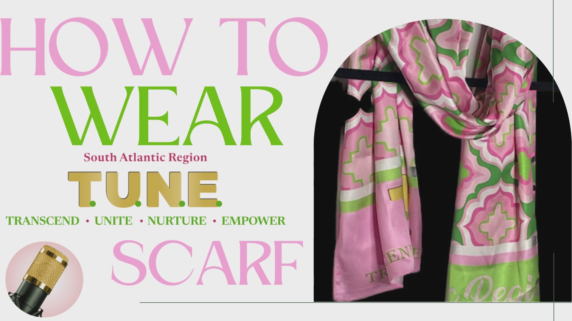 South Atlantic Region Scarf: T.U.N.E. – Pretty. Made Simple
